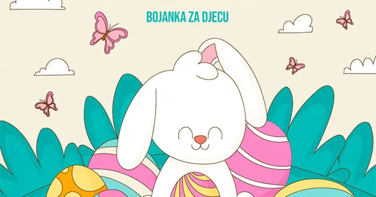 Sve boje Uskrsa - bojanka