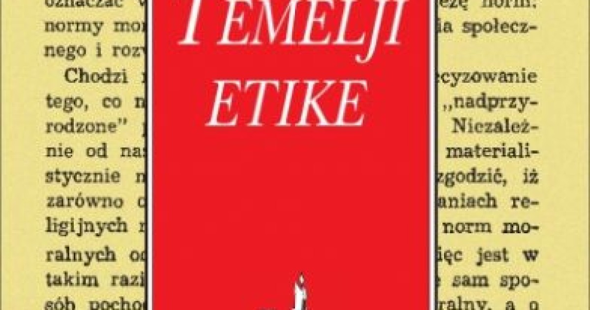 Temelji etike - džepni uvez